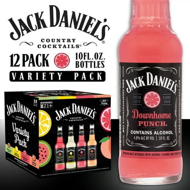 Jack Daniel's Country Cocktails Strawberry Punch 6 Pack, 10 fl oz Glass ...
