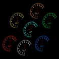 AJP Distributors JDM Sport 5" Black Face Analog Tachometer 11K RPM Tach ...