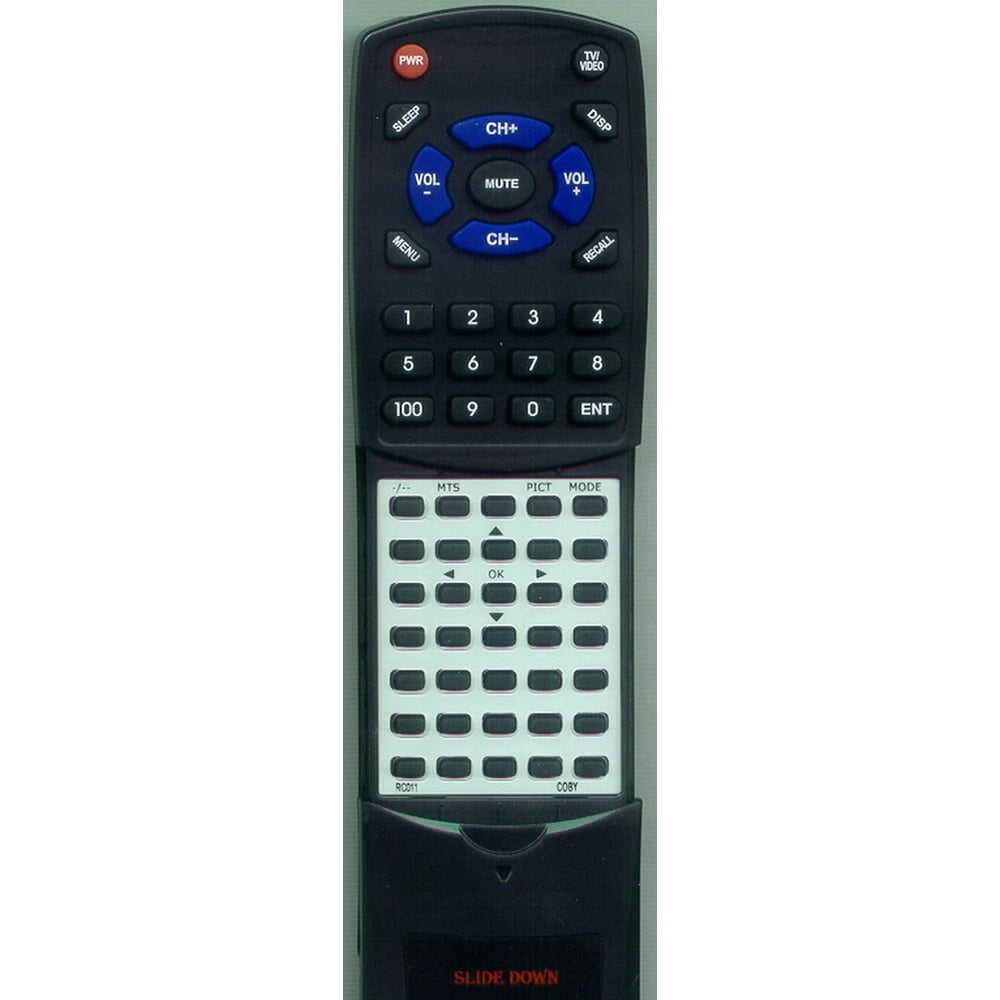 Replacement Remote for COBY RC-011, RTRC011, RC011, TFTV1902, TFTV1513 ...