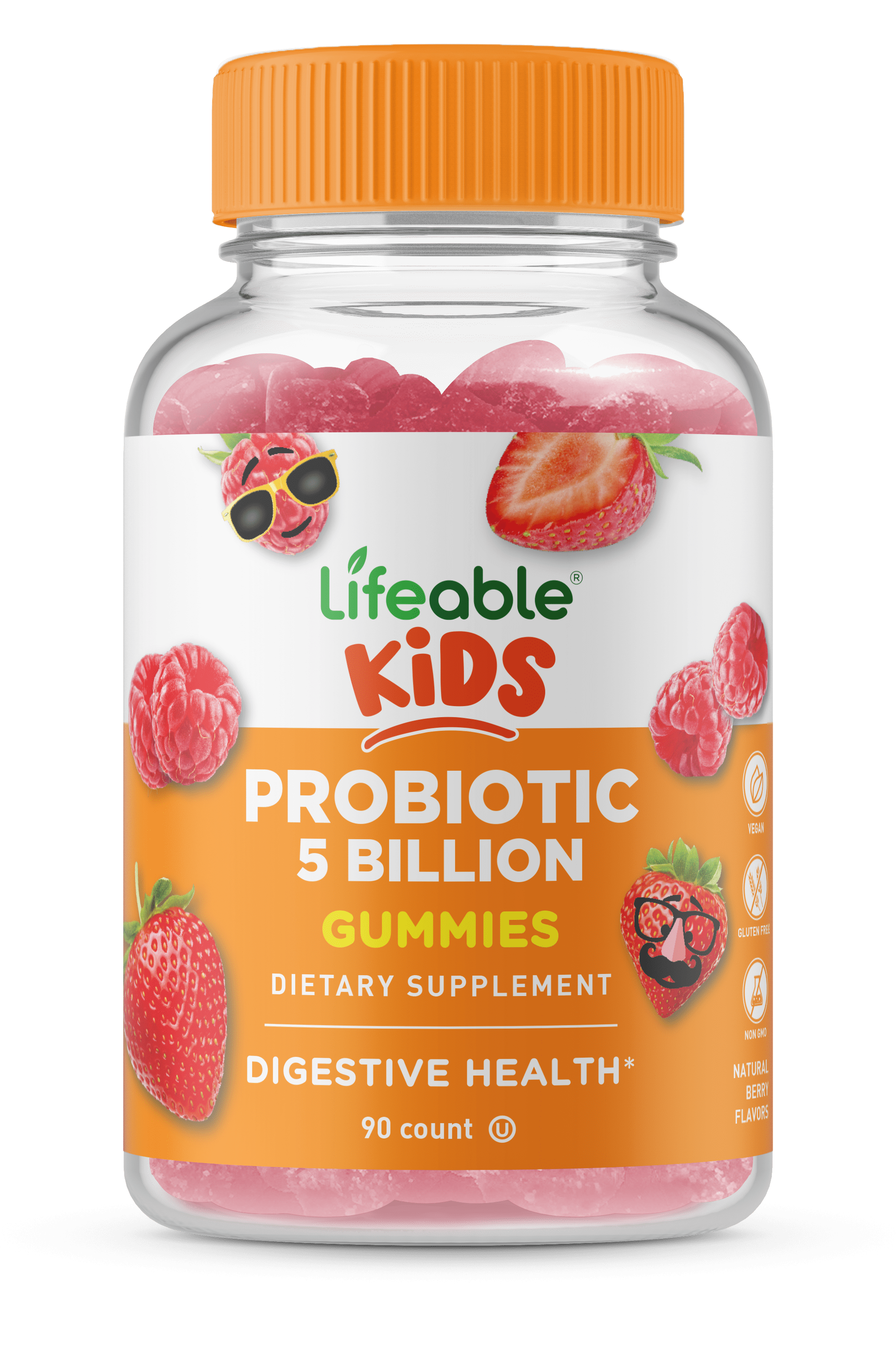 Lifeable Probiotics for Kids - 5 Billion CFU - 90 Gummies - Walmart.com