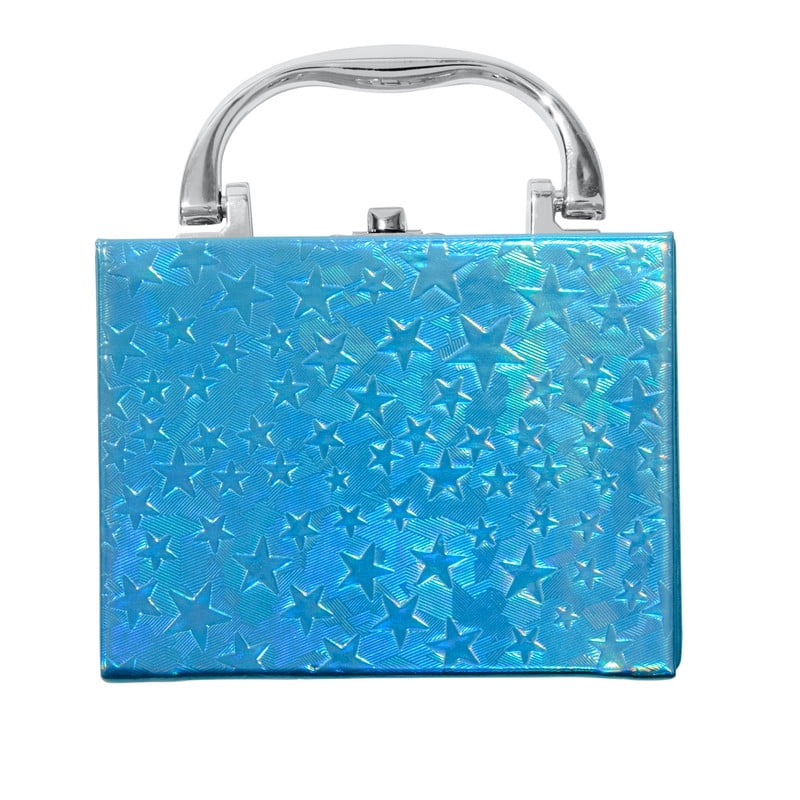 Click here for Claires Cosmetics Travel Case Tiny Blue Stars  3 E... prices