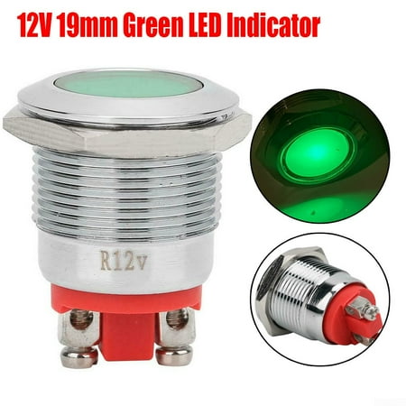 12V 19mm LED Light Lamp Pilot Panel Indicator Signal Warning Indicator light | Walmart Canada