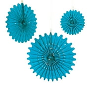 Daisy Pastel Hanging Fans - Party Decor - 6 Pieces - Walmart.com