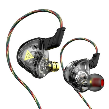 Unatoiry Wired Earphone 60 Degree Silicone Ear Cap Fiber Cable HiFi ...