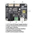 4X Serial Bus Servo Adapter Integrated Power Supply Control Circuit ...