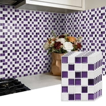 6Pcs Waterproof Tiles Stickers Wall Decals 9" x 6.7" Black Gray Gold ...