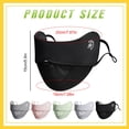 CHENjy Face Mask for Sun Protection, Breathable Ice Silk UV Mask for ...
