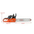 TOPTENG Gas Cordless Chainsaw 20 inch, 2-Cycle Gasoline Powered Chain ...