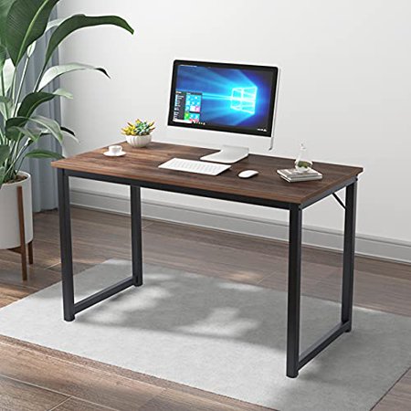 sogesfurniture Computer Desk 47 inches Sturdy Office Desk Meeting Desk ...