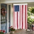 50in Lighted Rag American Flag Banner, Rag American Flag Banner for 4th ...