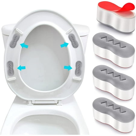 HEIBIN 4 PACK Bidet Toilet Seat Bumper for Bidet Attachment, Universal ...