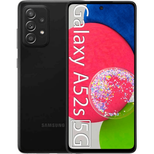 Galaxy A52s Samsung 128 GB RAM 6 GB Negro Cámara Cuádruple Dual sim SM-A528B/DS | Bodega Aurrera ...