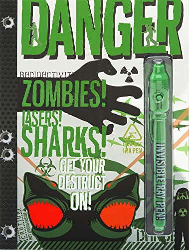 Pre-Owned Danger Zombies Lasers Sh-W/Pen [With Pens/Pencils and Battery ...