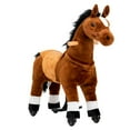 Ponyeehaw Kids Ride-On Horse Toy, Toddler Powered Rolling Rideable for ...