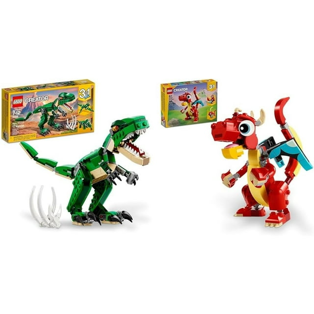 3-in-1 Transforming Dinosaur Toy Set: T. Rex, Triceratops, and ...