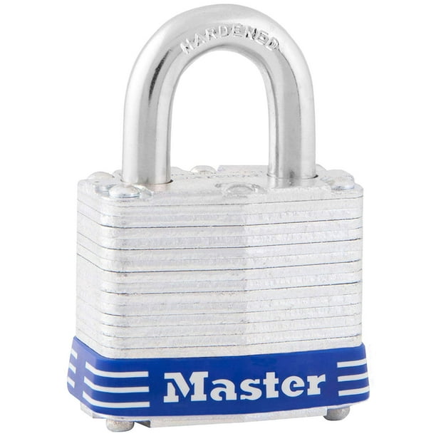 Master Lock 3D Laminated Padlock, 3/4-inch Shackle, 1-9/16-inch Wide ...