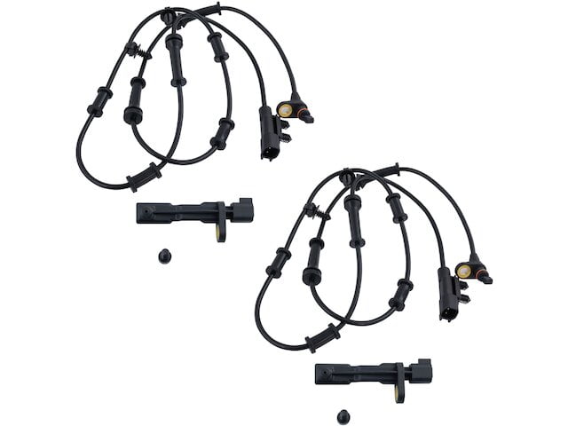 ABS Wheel Speed Sensor Set 4 Piece - Compatible with 2007 - 2016 Jeep ...