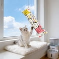 Crinkly Paper Cat Pillow Toy with Rustling Sound, Plush Chew and ...