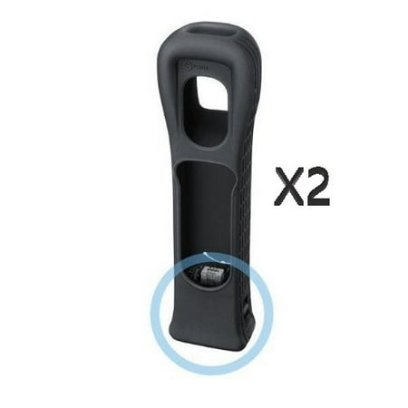 2x Silicone Skin Case Cover for Nintendo Wii Remote Controller with ...