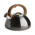 Primula Avalon 2.5 Qt. Stainless Steel Whistling Kettle with Dark ...