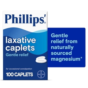 Phillips' Laxative Dietary Supplement Caplets, 55 Count HSA/FSA ...