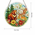 Acrylic Sun Catcher Puzzle Hanging Decor Round Wall Art for Home Window ...