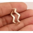 SS DESIGNS- 925 Zig Zag Ring – Handmade Dainty Stacking Ring, Squiggle ...