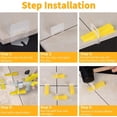 401-Piece Tile Leveling System with Plier, 300 Spacer Clips and 100 ...