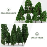 FRCOLOR Durable Plastic Model Tree Set for Architectural Landscapes 22 ...