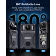 BOBLOV M7 GPS Body Camera, 128GB, 180° Rotatable Lens, 4000mAh, 15Hrs ...
