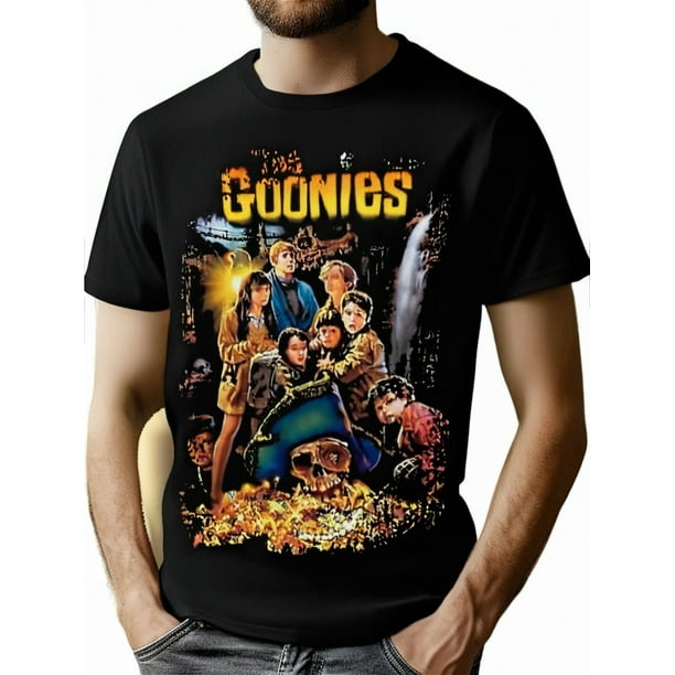 Los Goonies - Camiseta negra unisex inspirada en el póster de la ...