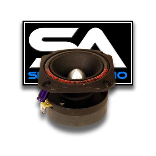 Seismic Audio Pair Titanium Horn Tweeter Speakers PA/DJ NEW Tweeters ...