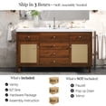 Christopher Knight Home 60" Bathroom Vanity with SMC Sink, Storage ...