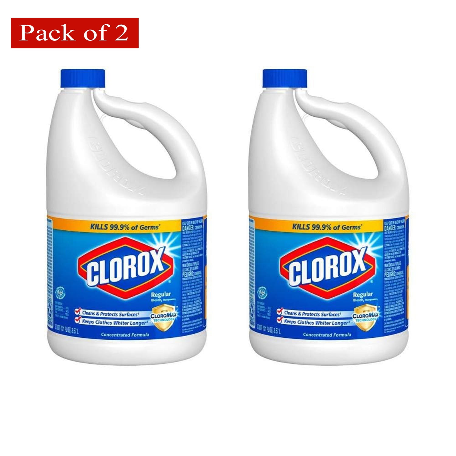 Click here for Clorox 30966 Concentrated Regular Bleach  121 Oz (... prices