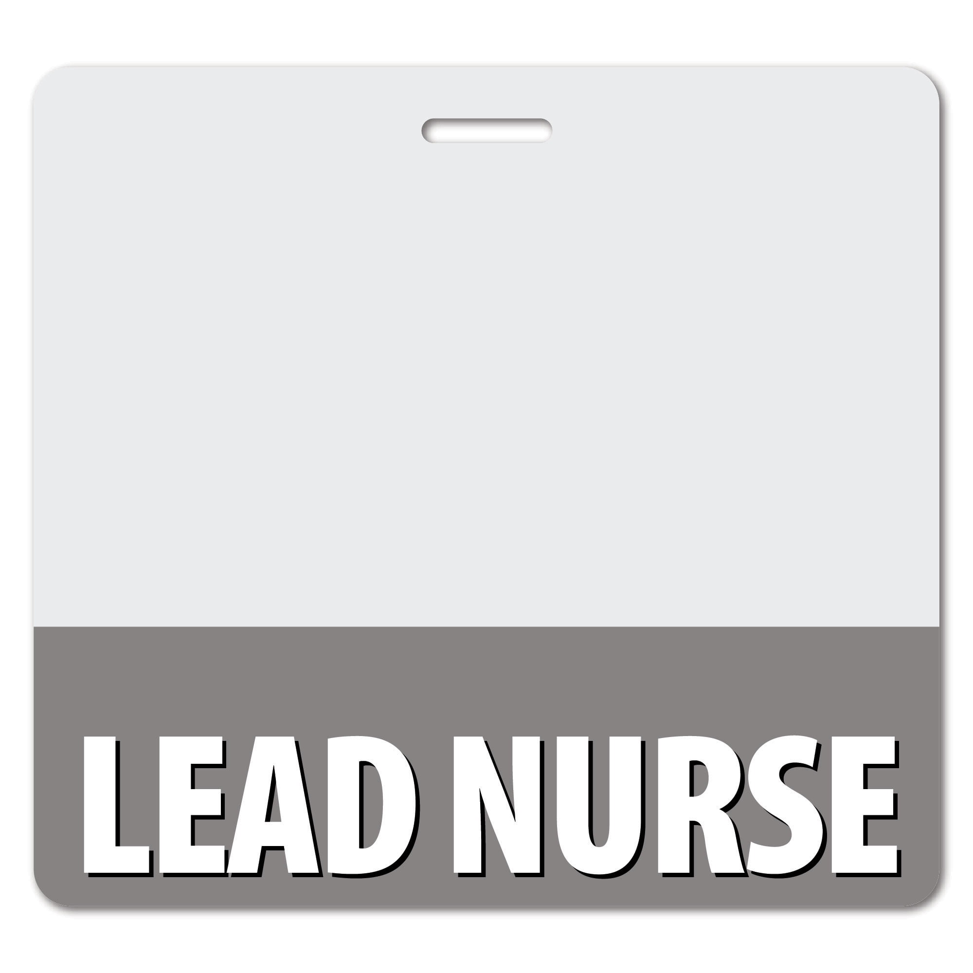 LEAD NURSE Heavy Duty Horizontal Gray (50 pack) - Spill & Tear Proof ...