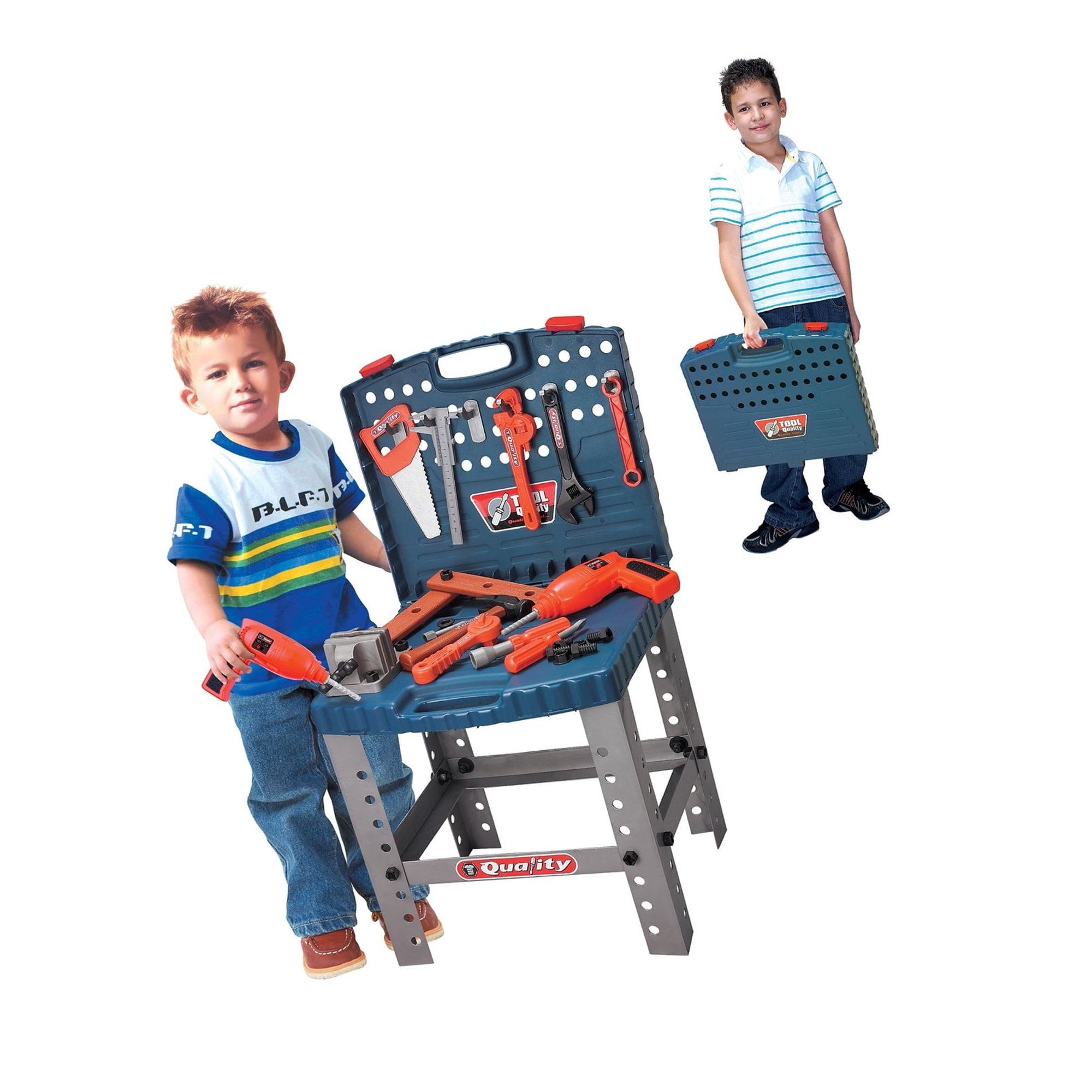 ToyZ Pretend Play Series Standard Workbench STEM Toy Tool Play Set ...