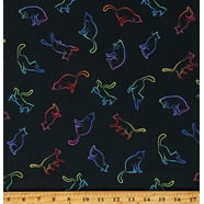 Cotton Cat Paw Prints Beige Cats Kittens Kitty Pets Animals Cotton ...