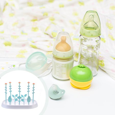 Houkiper 2 Pcs Flower Type Multifunctional Baby Bottle rack, infant ...