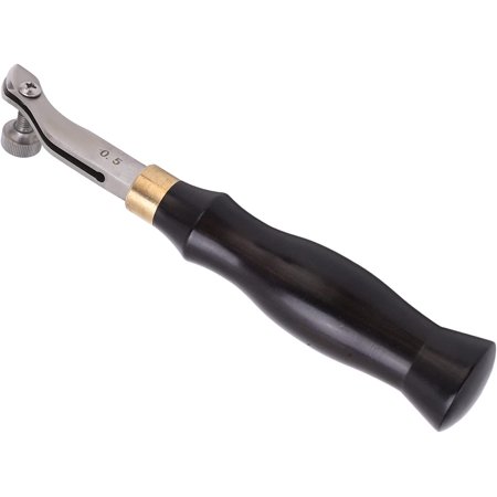 Leather Seaming Tool, Adjustable Edge seamer with Ebony Handle for ...