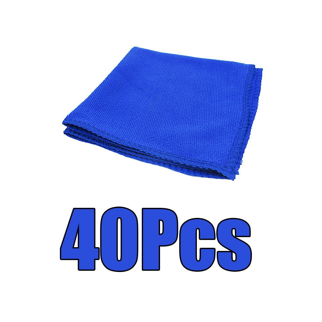 Toalla de limpieza de coches Sharpla Microfibra Azul 30x30cm 40 piezas | Bodega Aurrera en línea