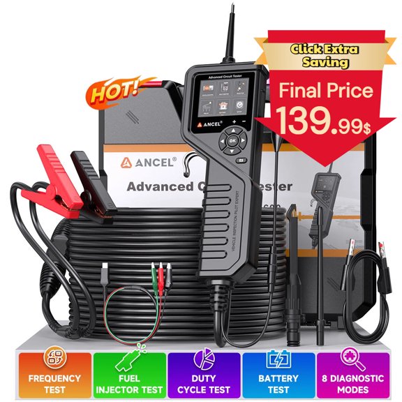 Power Probe PPFUSE Fuse Monitor 80A USB-C Rechargeable Diagnostic Tool ...