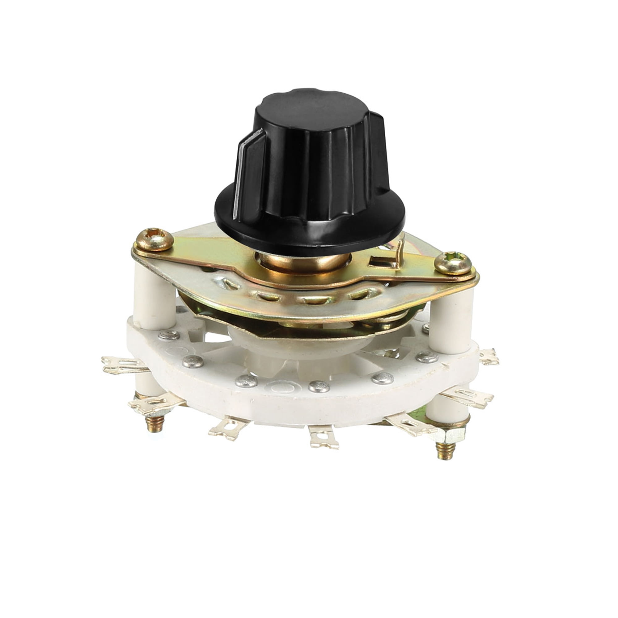 1P9T 1 Pole 9 Position 1-Deck Band Channel Rotary Switch Selector with ...