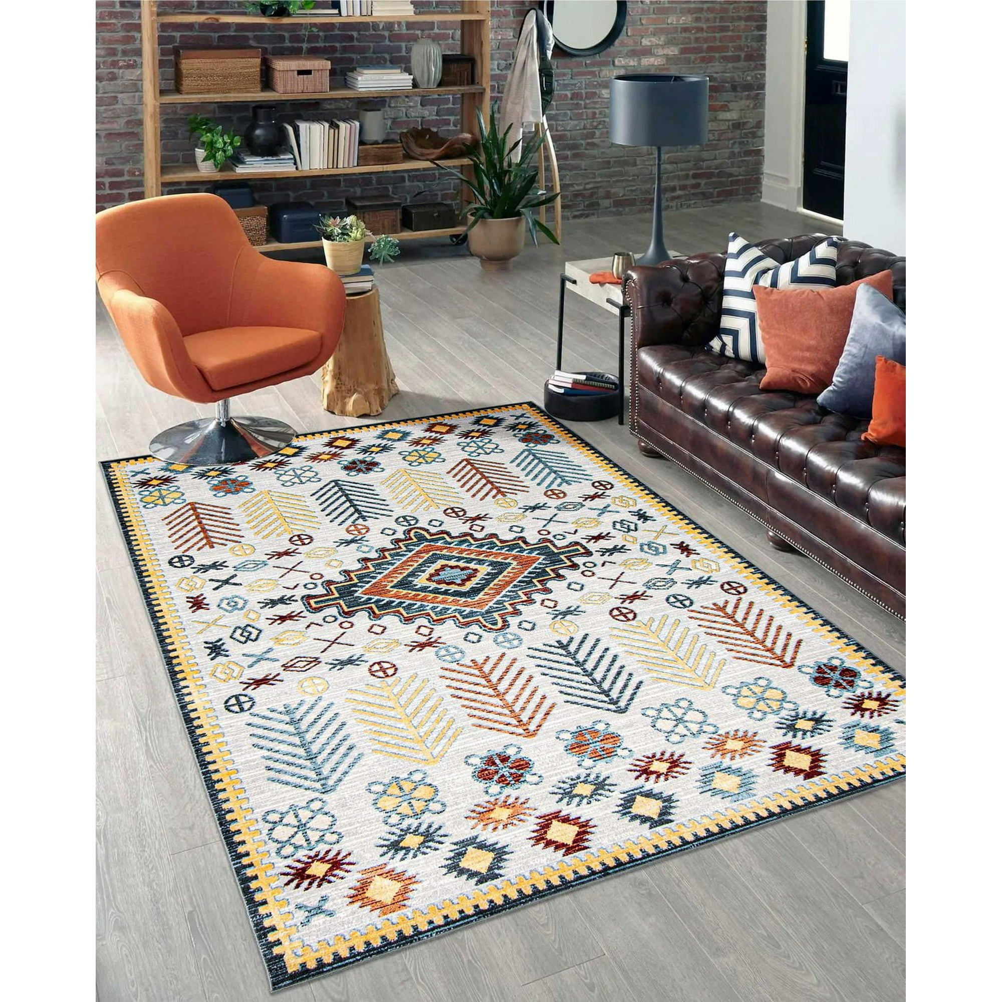 Click here for Ecarpet Washable Southwestern Area Rug & Runner Fo... prices