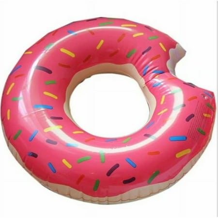 Gigantic Donut Pool Float, Doughnut Float for Adult, Inflatable Summer Pool Or Beach Toy 120cm ...