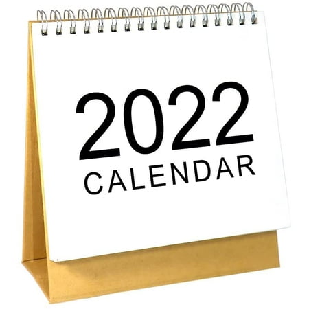 2022 Standing Desk Calendars Month Desktop Stand Up Calendar Wire Bound ...