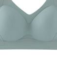 ATOYSOY Bras for Women No Underwire Wide Strap V Neck Wireless Seamless ...