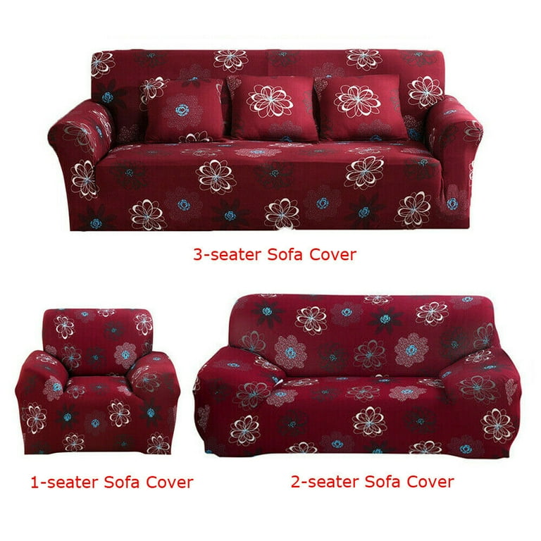 Red Flowered Sofas | Cabinets Matttroy