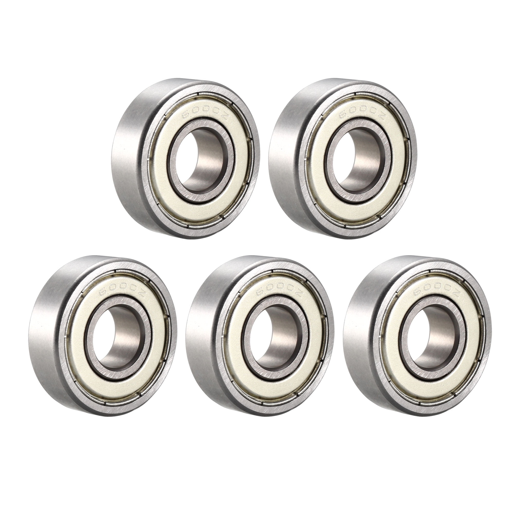 6000ZZ Ball Bearing 10x26x8mm Double Shielded Chrome Steel Bearings ...