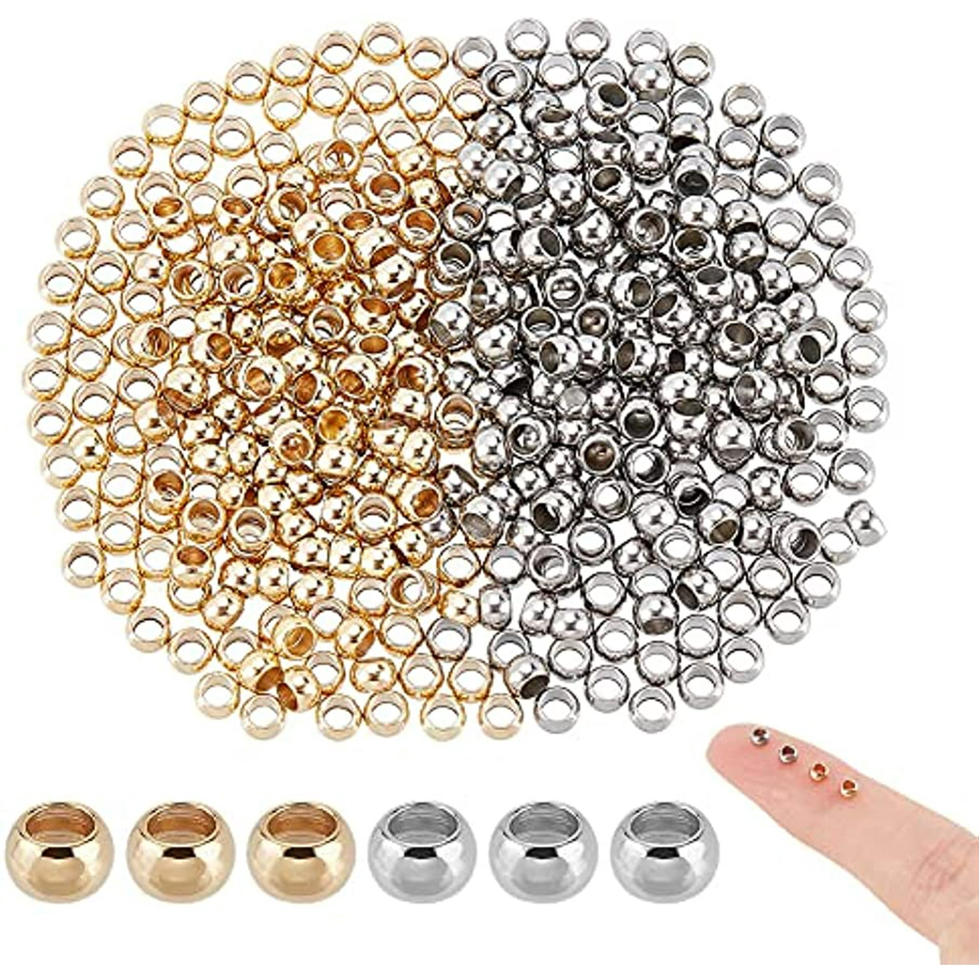 Click here for Nobrand 400pcs 2 Colors 304 Stainless Steel Spacer... prices