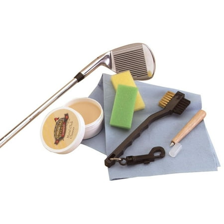 Clubhouse Collection Golf Club Cleaning Kit Club Cleaner Brush Sponges ...